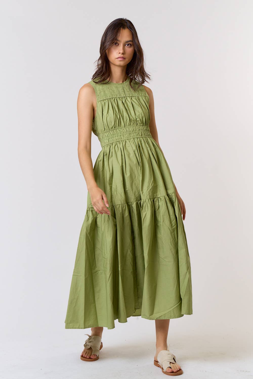 Georgina Cotton Midi Dress – Sunday Sparks Clothing Co.